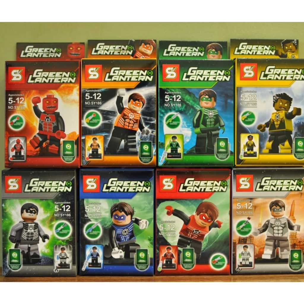 Bootleg Minifigures Dc Green Lantern Superheroes | Shopee Malaysia