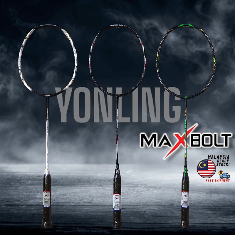 Maxbolt Nano Series Original (35lbs) Badminton Racket FREE String ...
