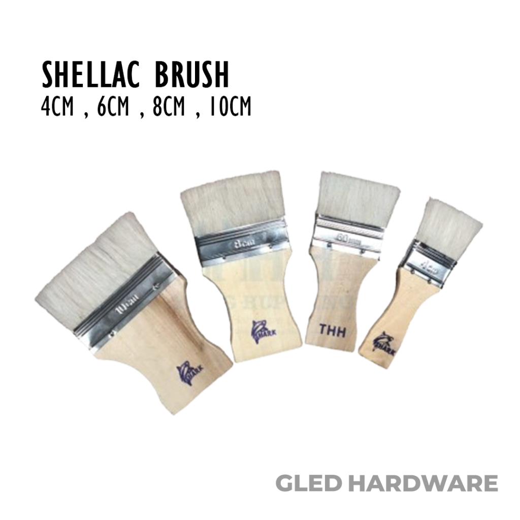 SHELLAC BRUSH | BERUS CAT KAYU | Shopee Malaysia