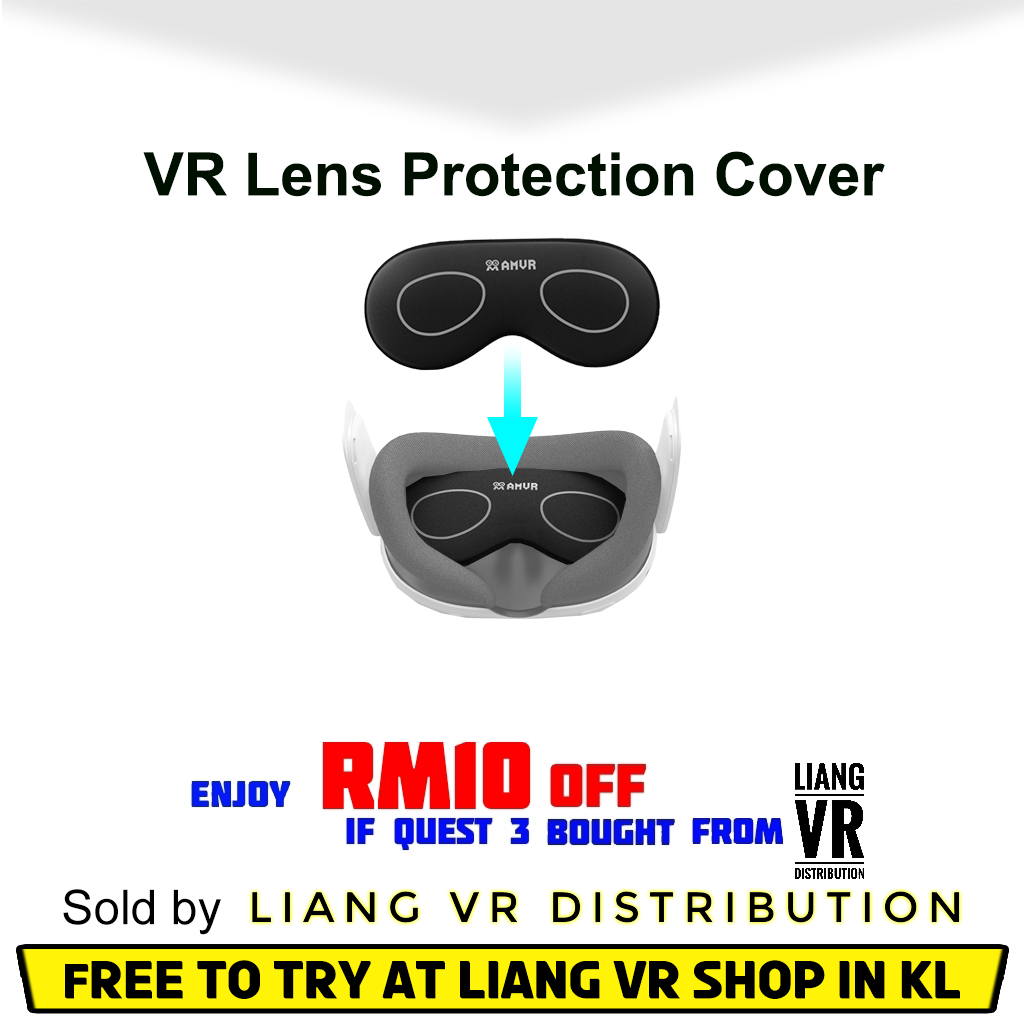 AMVR brand VR Lens Protection Cover for Quest 3, Pico 4, Quest 2, Quest ...