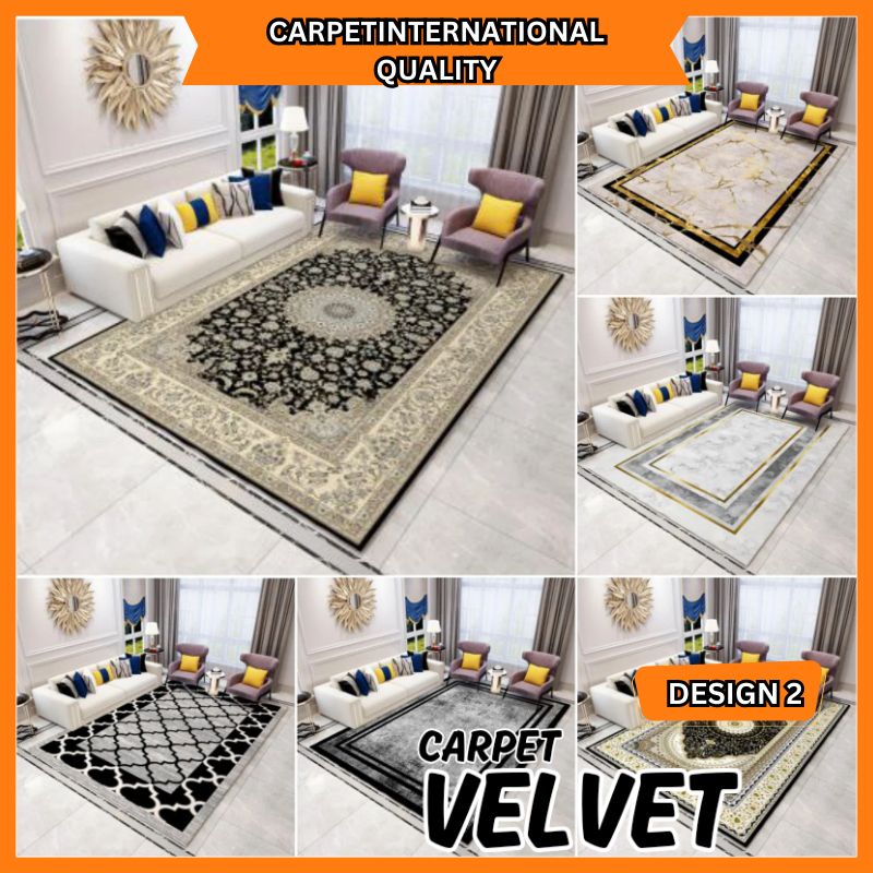 CIQ Crystal Velvet Carpet DESIGN A / 6xl / 3XL / XL / L / M / Carpet ...