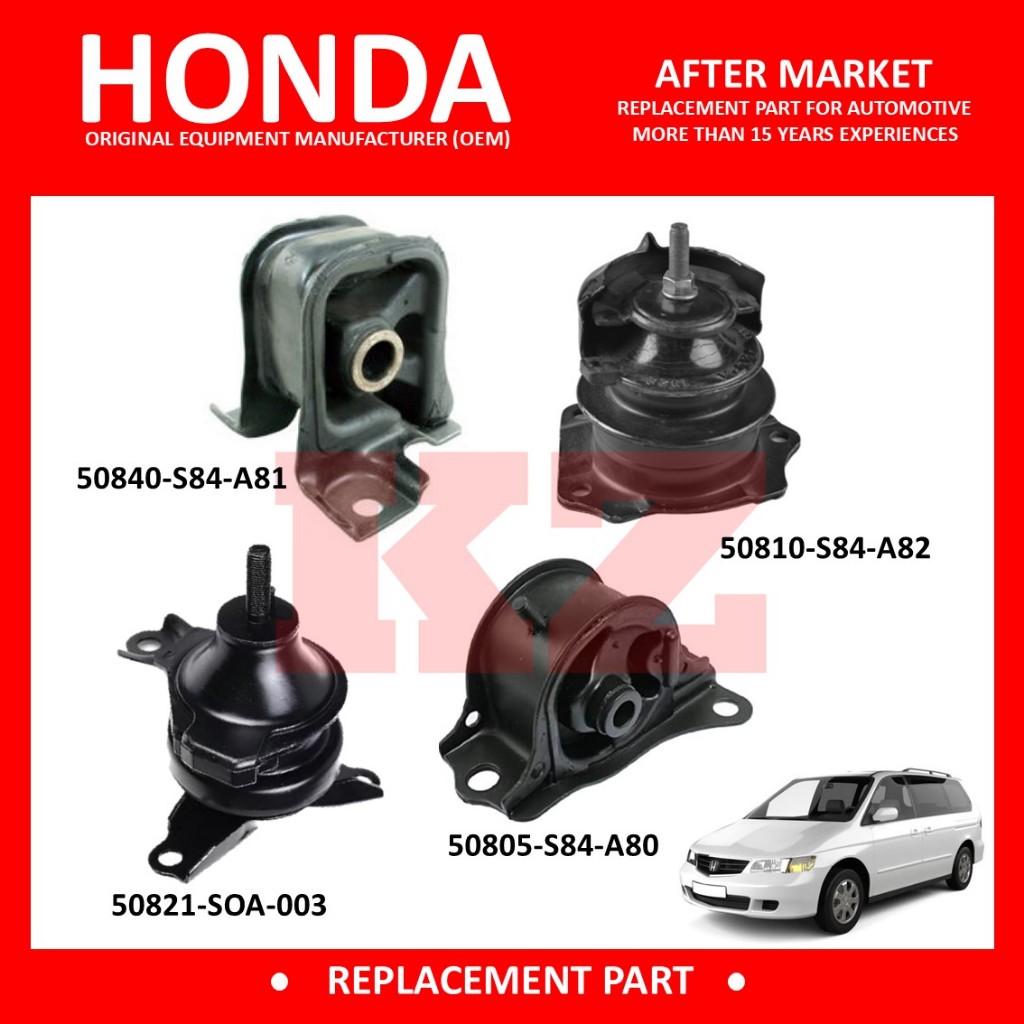HONDA ODYSSEY RA6 1999-2003 2.3CC (AUTO) - 4 IN 1 SET - ENGINE MOUNTING ...