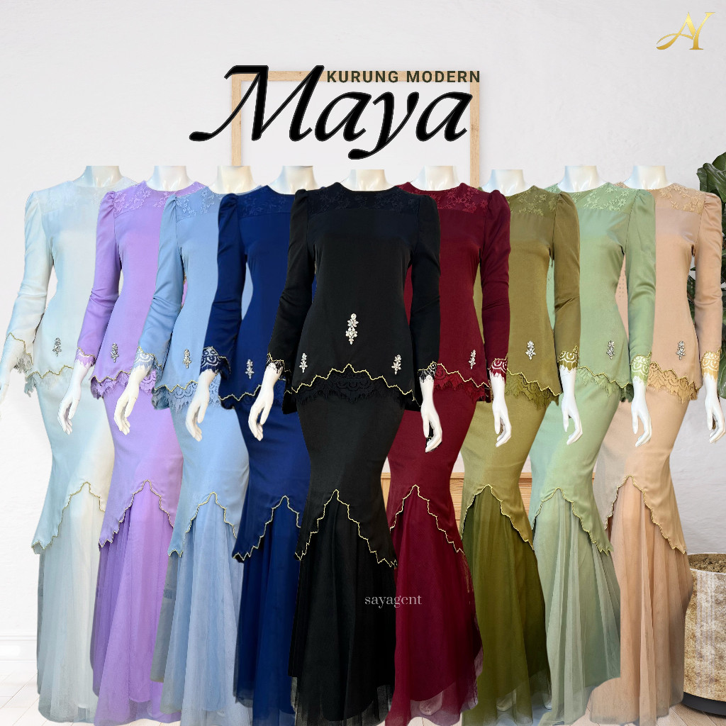 MINI KURUNG MODERN MAYA BAJU RAYA BAJU TUNANG NIKAH KONVO DULANG GIRL ...