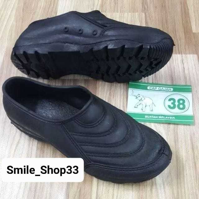 Kasut Getah Gajah King Waterproof PVC Rubber Shoe | Adidas Kampung ...