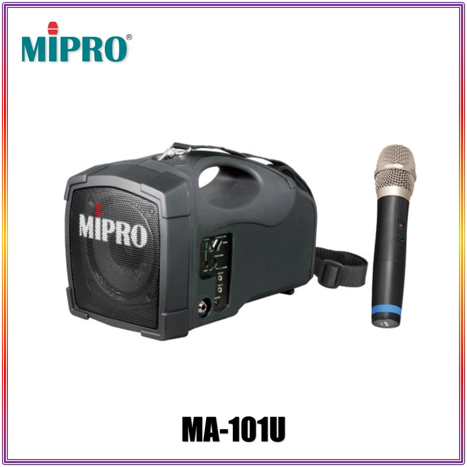 Mipro MA-101U Personal Wireless PA System With One MH80 Wireless Handheld Mic | Shopee Malaysia
