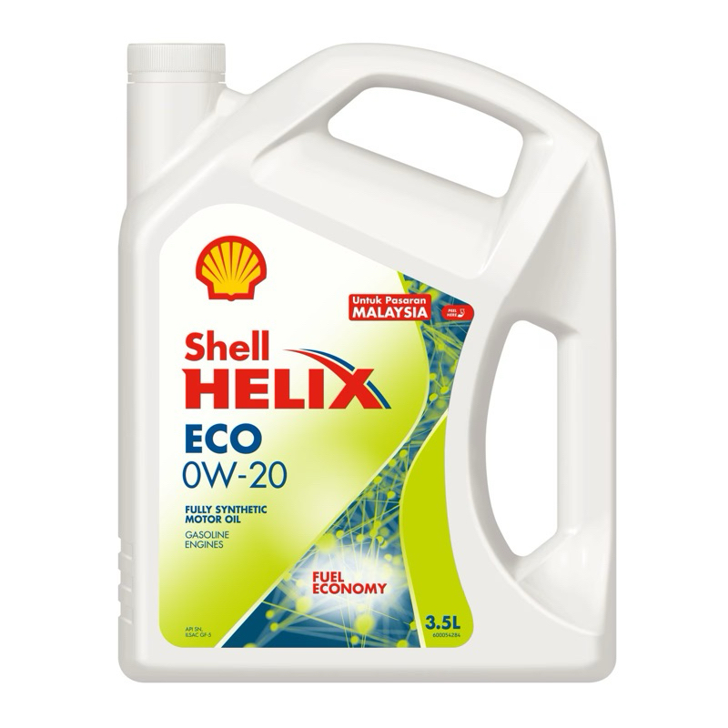 100%ORIGINAL Shell HELIX ECO 0W20 3.5L | Shopee Malaysia