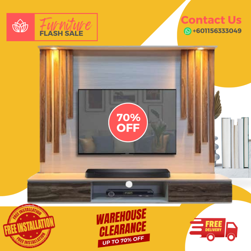 TV Cabinet 6 Feet/ Free Installation/ Modern Tv Cabinet/ Trendy TV ...