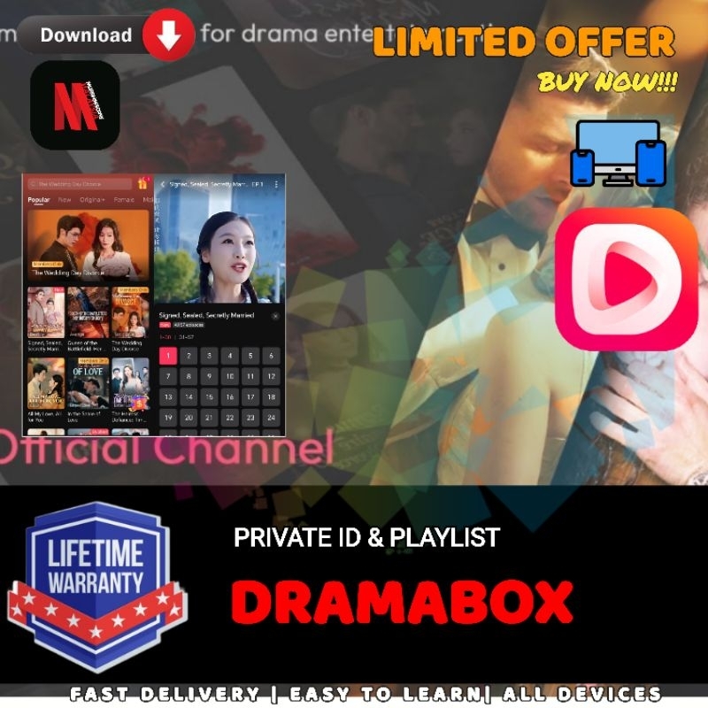 🔥Choose Your Devices🔥 DramaBox Out All Short Movie Unlock Drama No Monthly Fee Unlimited ...