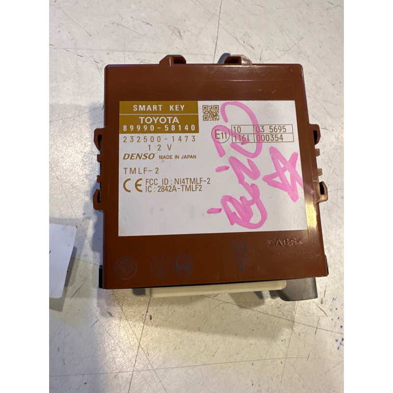 TOYOTA ANH20 SMART KEYLESS BOX / REMOTE SMARTKEY 5 BUTTONS (POWER BOOT ...