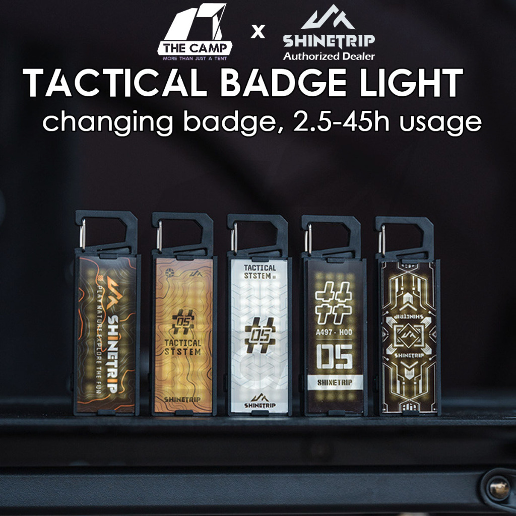 Shinetrip Tactical Badge Light Flashlight Outdoor Camping Flash Torch ...