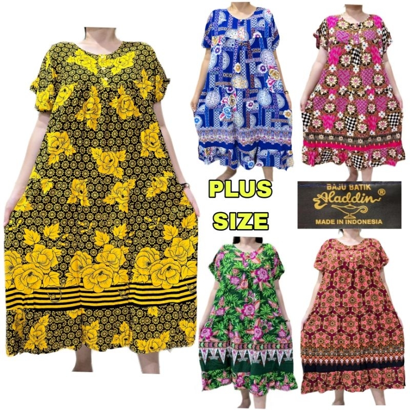 BATIK DRESS SUSUN / BAJU BATIK DRESS NEW ARRIVAL PLUS SIZE | Shopee ...