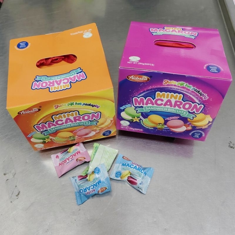 Alibaba Mini Mararon Sandwich Biscuit 280g 60pcs | Shopee Malaysia