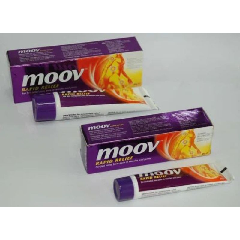 Moov Rapid Relief Cream 50g/100g Pain Relief Specialist Cream, muscle ...