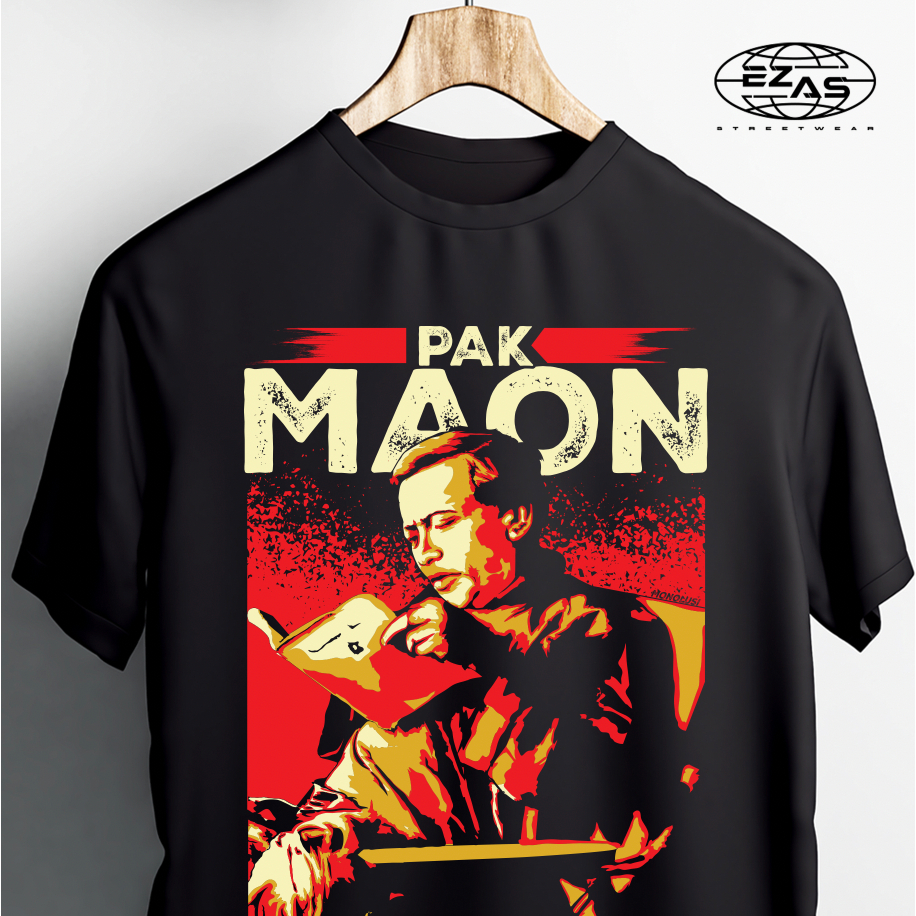 🔥 [PREMIUM 190gsm TEES] Pak Maon baca buku Monolusi 100% Cotton T-Shirt ...