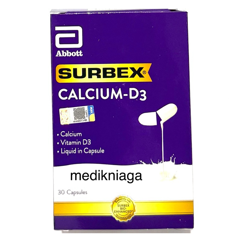 Surbex Calcium-D3 caps capsule 30’ expire 29/01/2026 | Shopee Malaysia