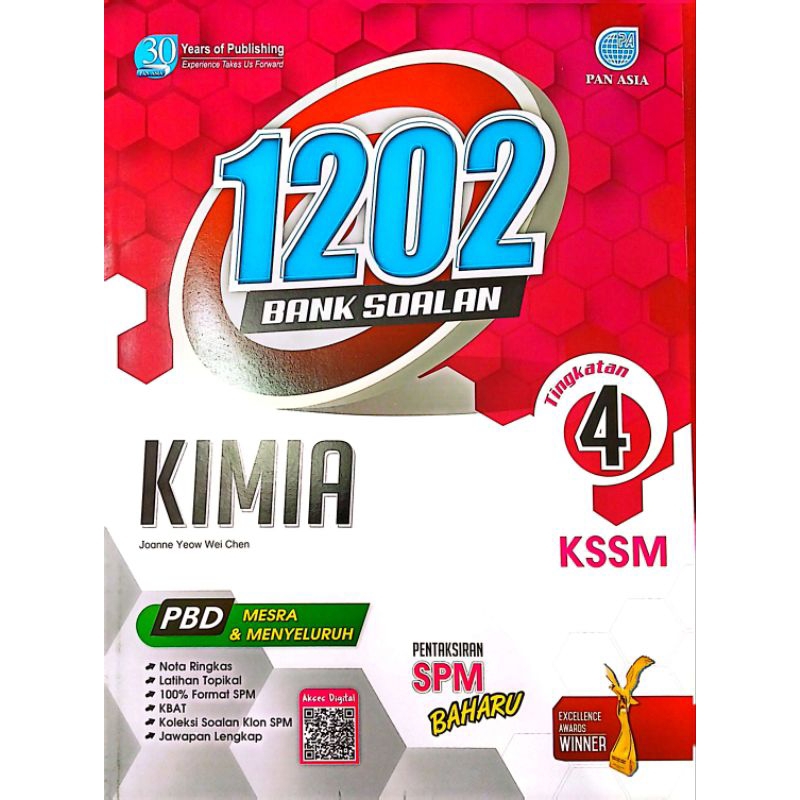 PAN ASIA 1202 BANK SOALAN KIMIA TINGKATAN 4 | Shopee Malaysia