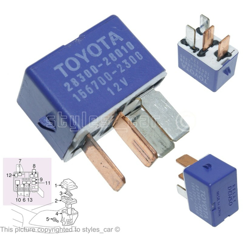 100%Original Toyota genuine Relay 28300-28010 Toyota Honda Daihatsu ...