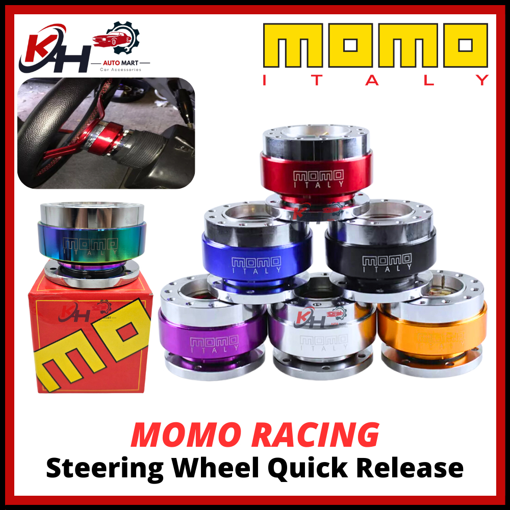 MOMO ITALY Steering Wheel Snap Off Quick Release Sport Boss Kit Hub ...