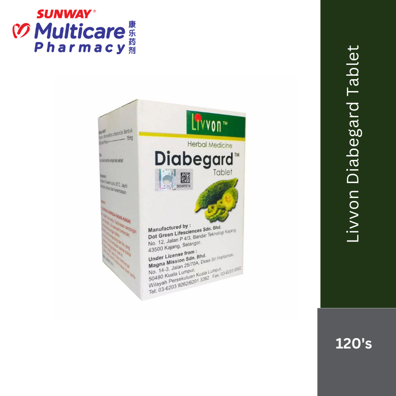 Livvon Diabegard Tablet 120s | Shopee Malaysia
