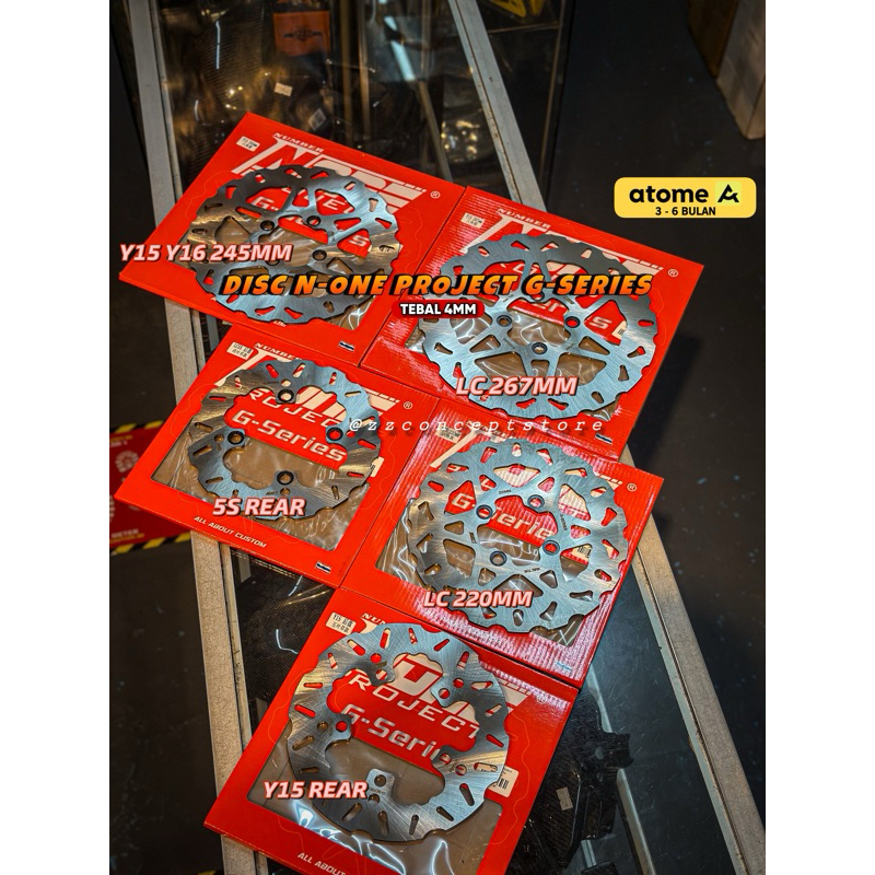 DISC NONE PROJECT G-SERIES | Shopee Malaysia