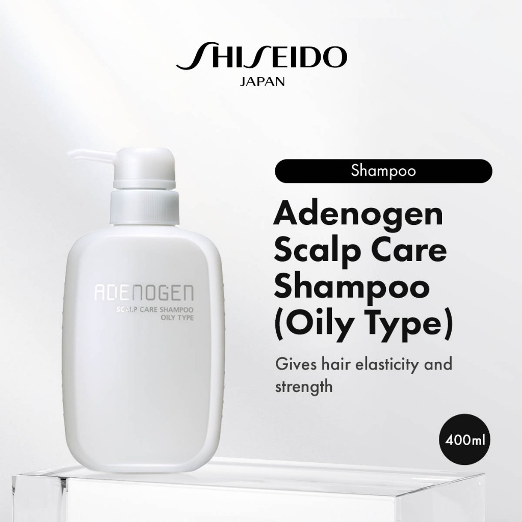 ADENOGEN Scalp Care Shampoo - Oily Type (400ml) [By SHISEIDO JAPAN ...