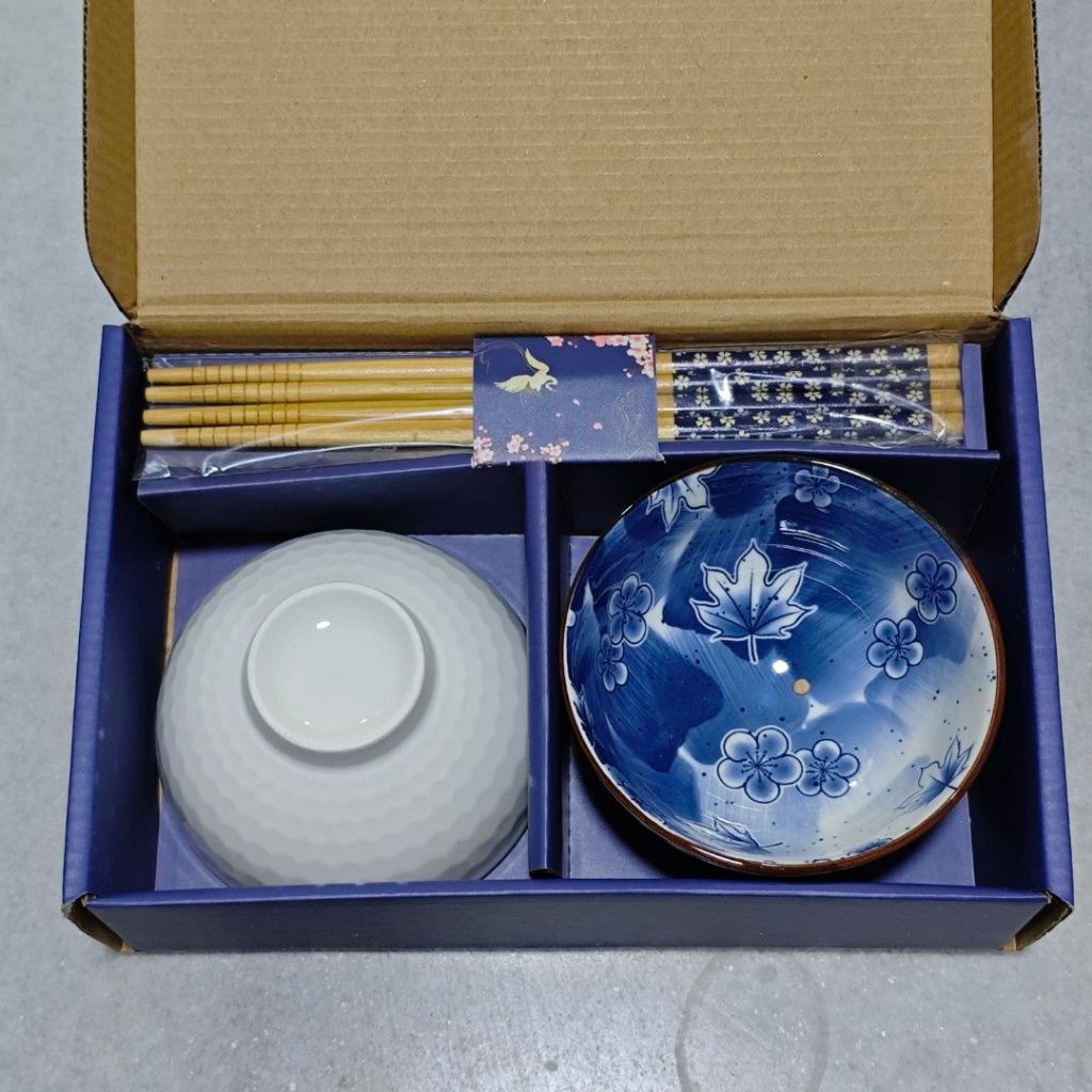 China Style Rice Bowl Set With Chopsticks | Shopee Malaysia