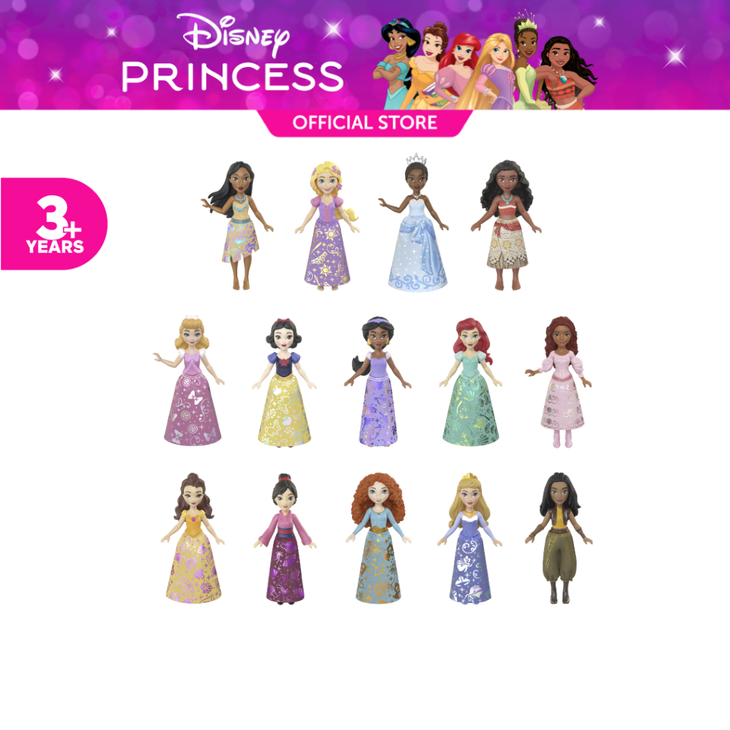 Disney Princess Small Doll - Assorted (HLW69) | Shopee Malaysia