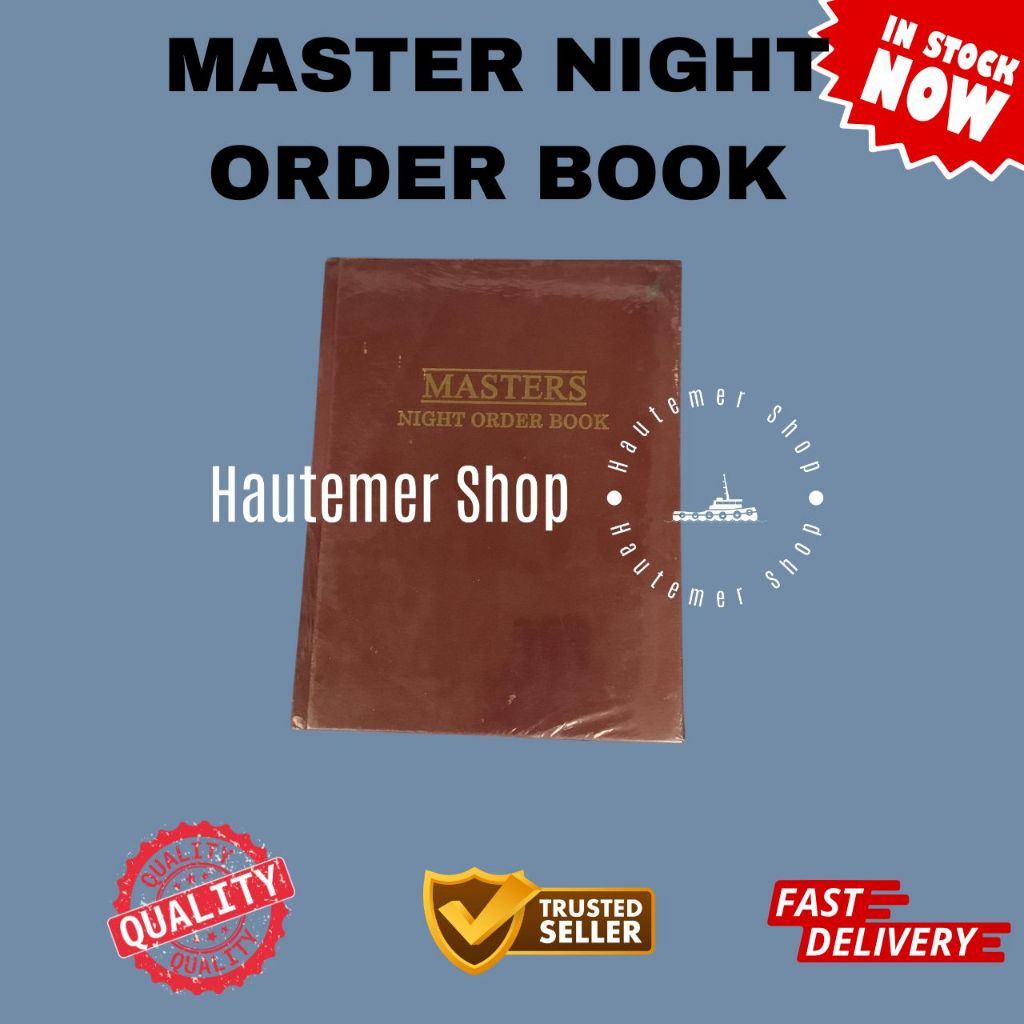 NEW MASTER NIGHT ORDER BOOK | Shopee Malaysia