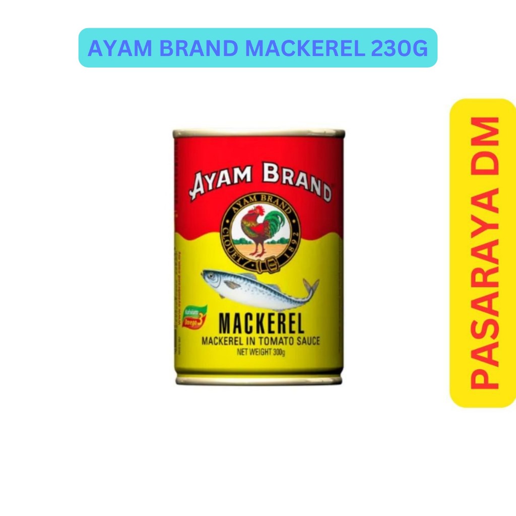 Ayam Brand Mackerel 230g (AYAM BRAND MACKEREL 230G) | Shopee Malaysia