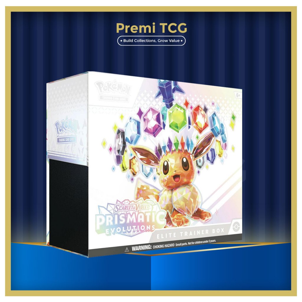 Pokemon TCG - PRISMATIC EVOLUTION - Elite Trainer Box, Poster, Binder ...