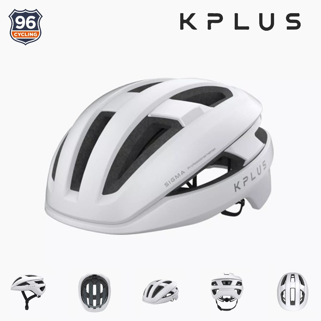 KPLUS Helmet Sigma White OFFICIAL SELLER Road Bike MTB Bicycle TT ...