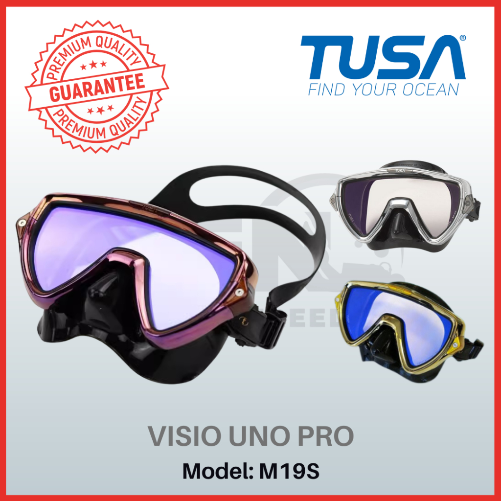 Tusa Visio Pro Diving Mask M19S UV420/AR UV200/AR Snorkeling Scuba Diving | Shopee Malaysia