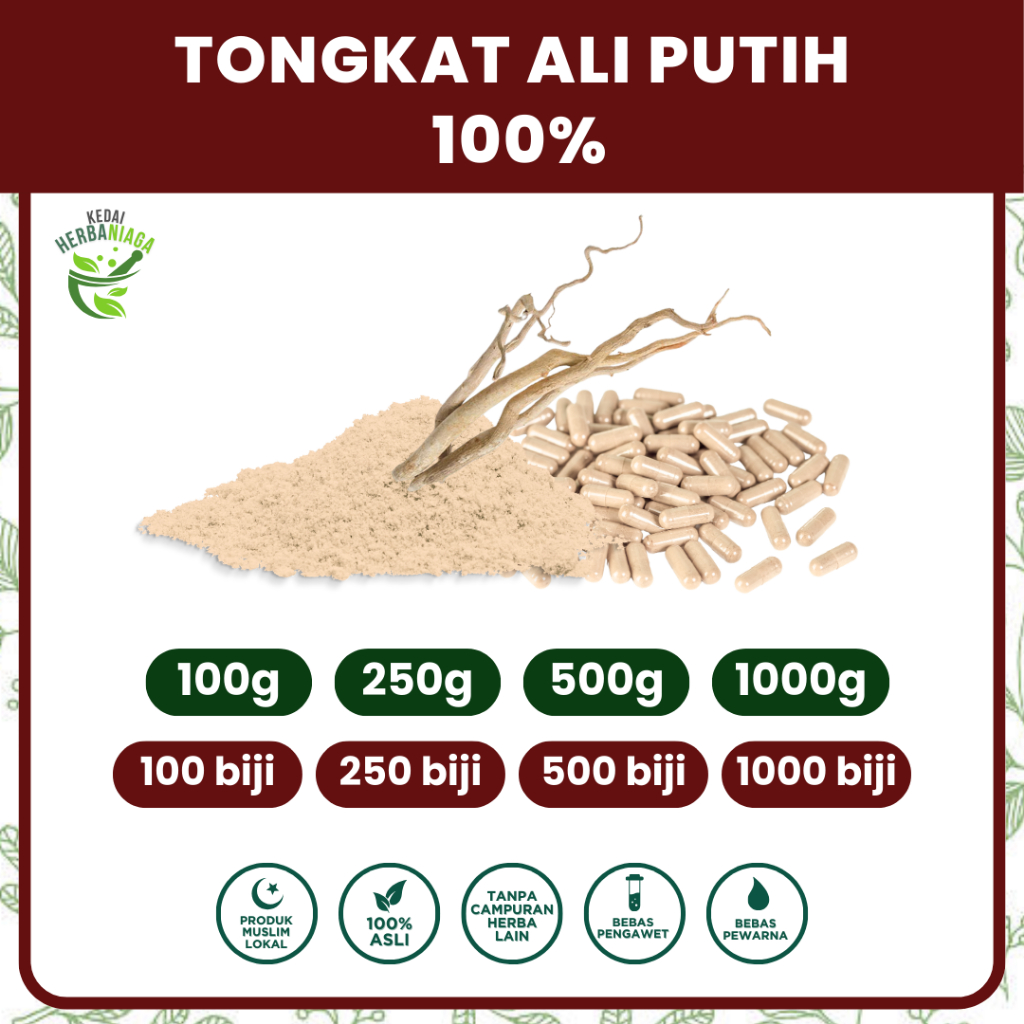 SERBUK@KAPSUL TONGKAT ALI PUTIH | Shopee Malaysia