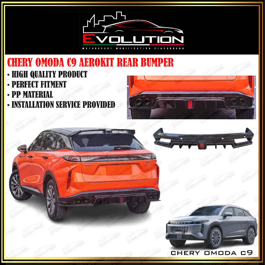 [NEW PRODUCT] CHERY OMODA C9 AEROKIT REAR BUMPER BODYKIT | Shopee Malaysia