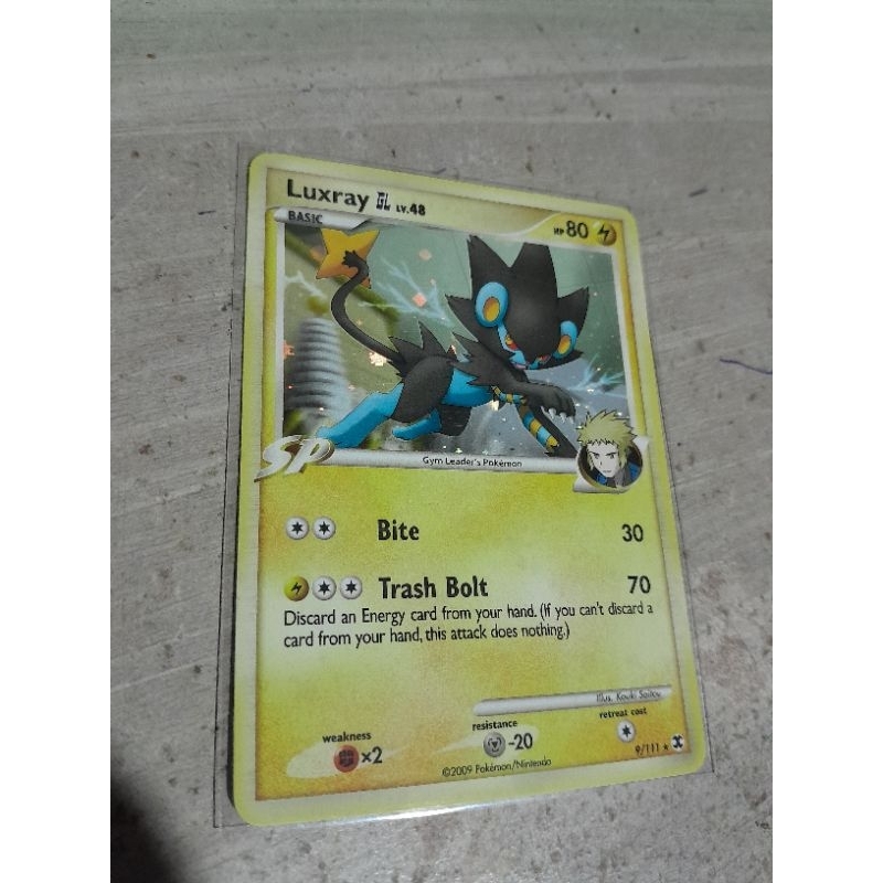 Holo Luxray (9/111) Pokemon Rising Rivals | Shopee Malaysia