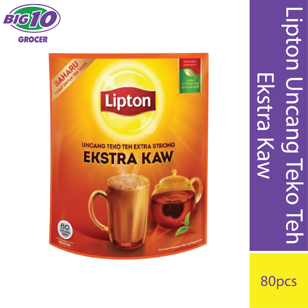 Lipton Potbag Extra Strong / Uncang Teko Ekstra Kaw 80s | Shopee Malaysia