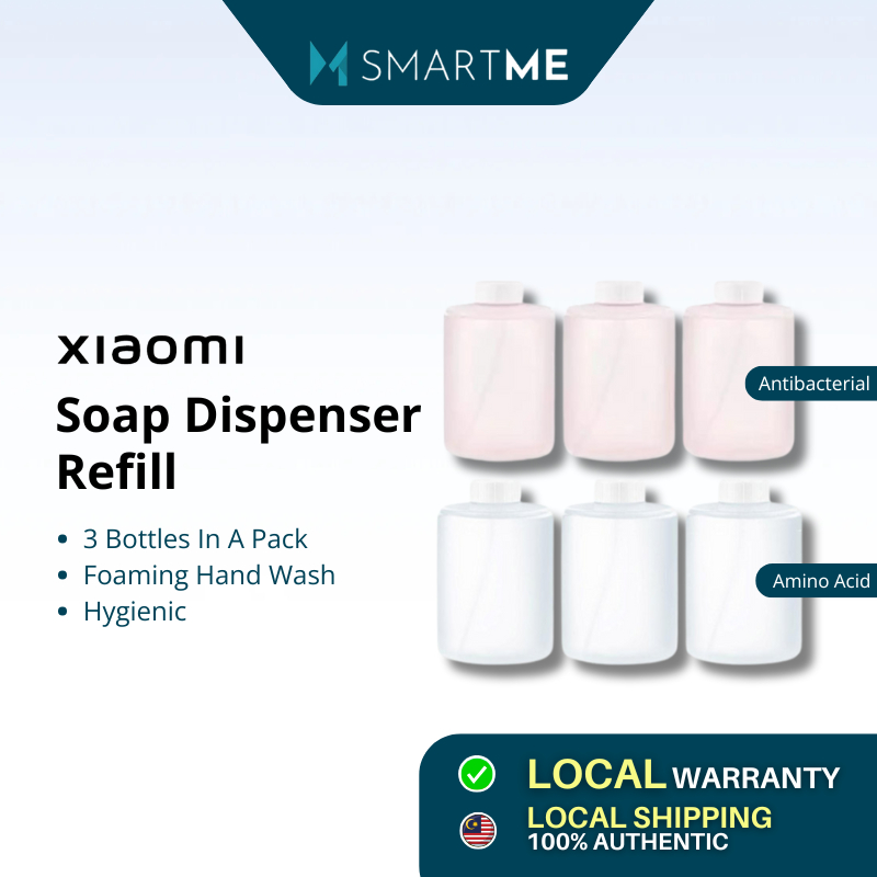 Xiaomi Mi Soap Dispenser Refill 3 Bottles (320ml) | Shopee Malaysia