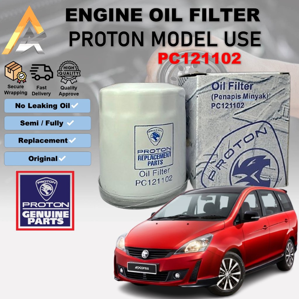 🔥PROTON OIL FILTER (PC121102) WIRA/WAJA/PERDANA/ GEN2/PERSONA/SAGA ...