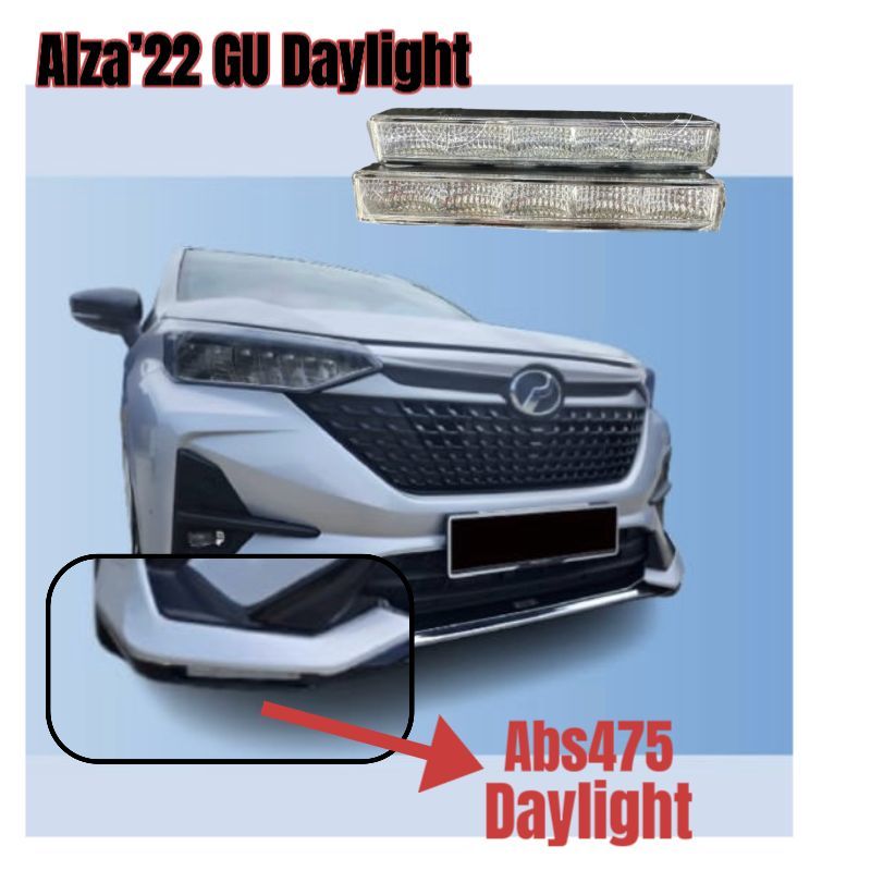 Perodua Alza 2022-2025 Gear Up Front Skirt DRL LED Daylight One Set ...