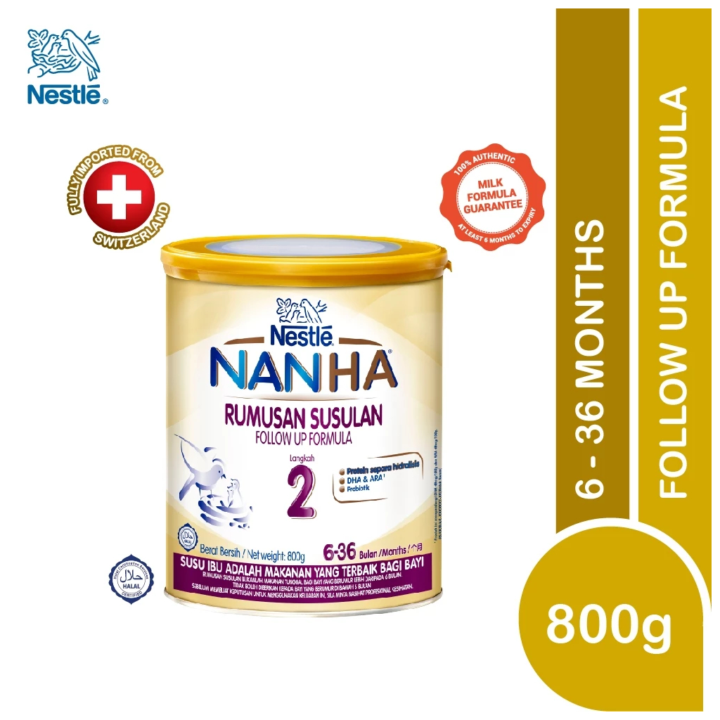 Nestle Nan HA Stage 2 Hypoallergenic (800g) | Shopee Malaysia