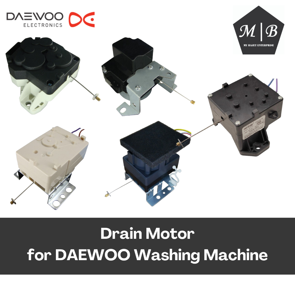 [𝐑𝐄𝐀𝐃𝐘 𝐒𝐓𝐎𝐂𝐊] DAEWOO Washing Machine Drain Motor Buang Air SV-20T05MN ...