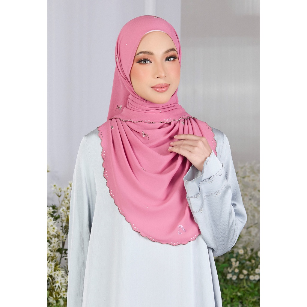 ARIANI SHAWL FIORE PLAIN EMBROIDERY | Shopee Malaysia