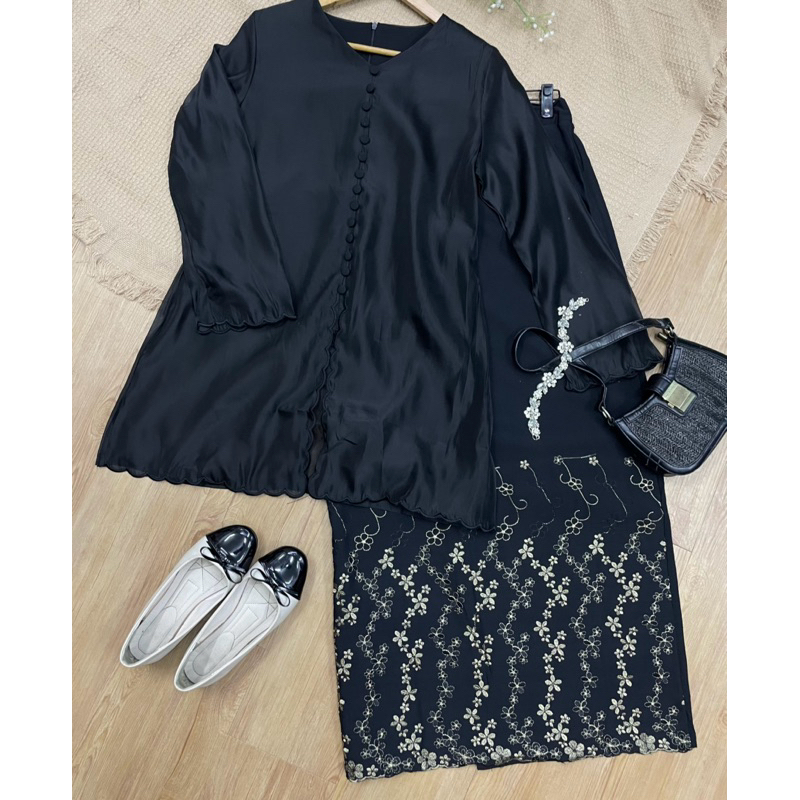 INANG SARI ORGANZA SET BAJU RAYA 2025 | Shopee Malaysia