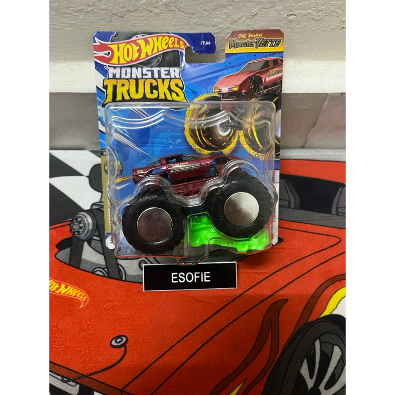 Hot Wheels Monster Truck 1/64 Cliff Starbird Monster VETTE (LEADING ...