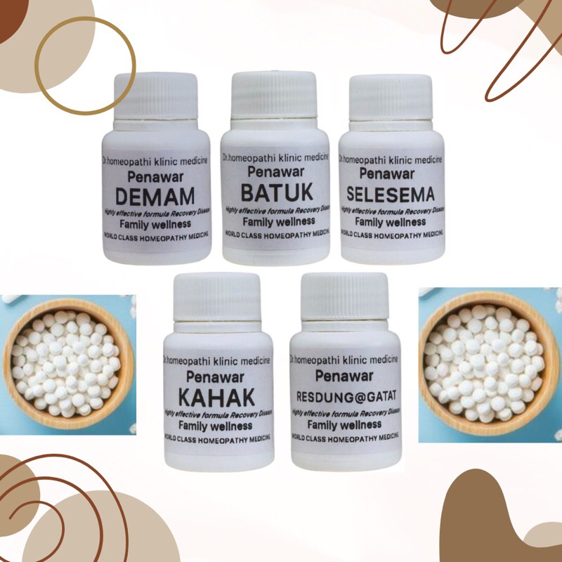 Demam,Batuk,selsema,Sinus & Rhinitis,Kahak Homeopathic Med | Shopee ...