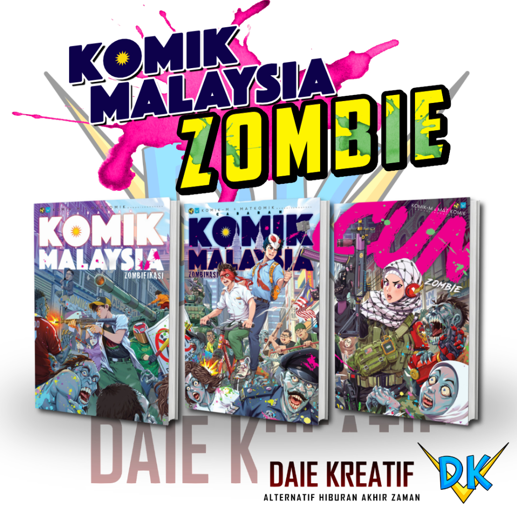 PTS Komik-M - Komik Malaysia & Cun Tema Zombie - Zombifikasi, Zombonasi ...