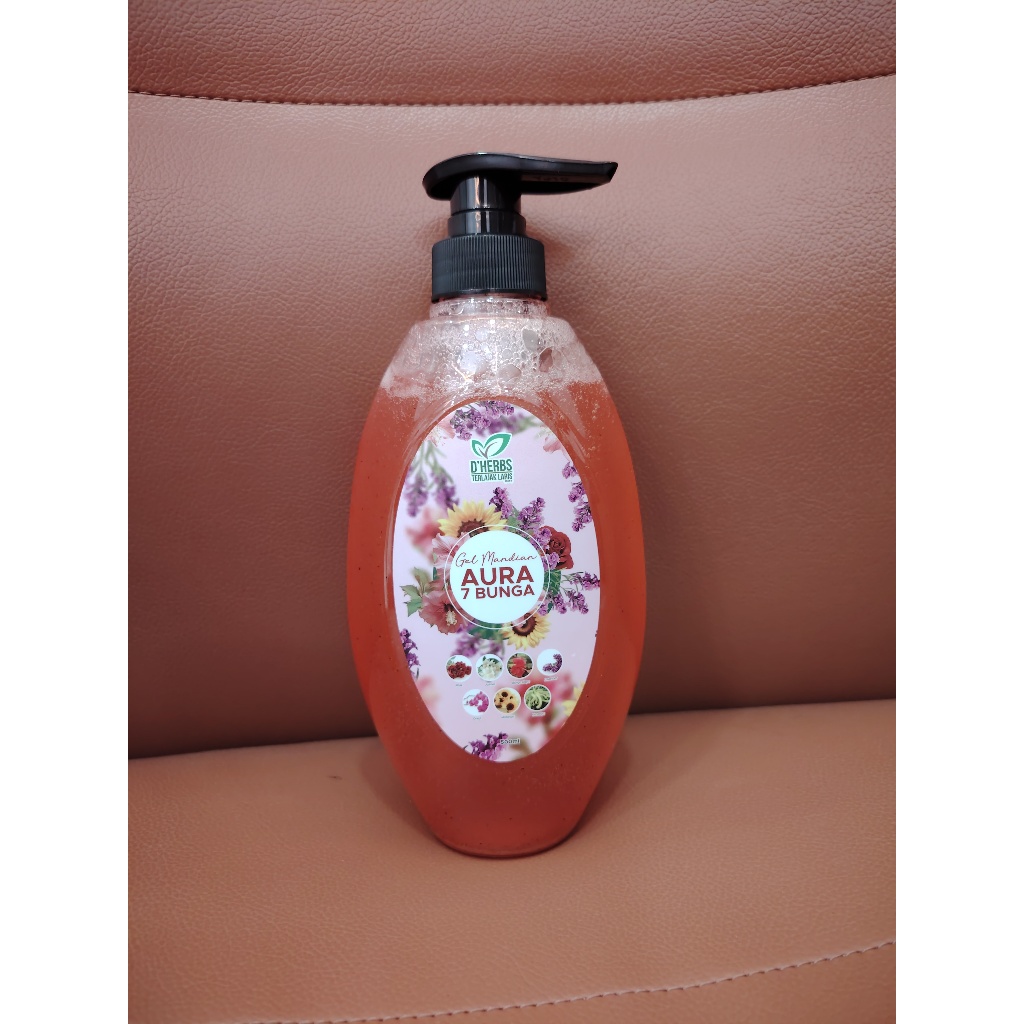 Dherbs gel mandian 7 bunga 500ml new packaging | Shopee Malaysia