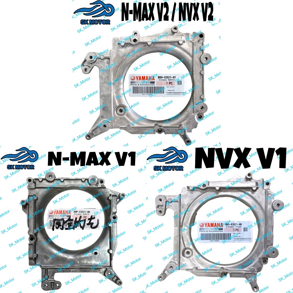 Yamaha NMAX N MAX NVX155 NVX 155 V1 V2 Original Alloy Fan Case RH Cover ...