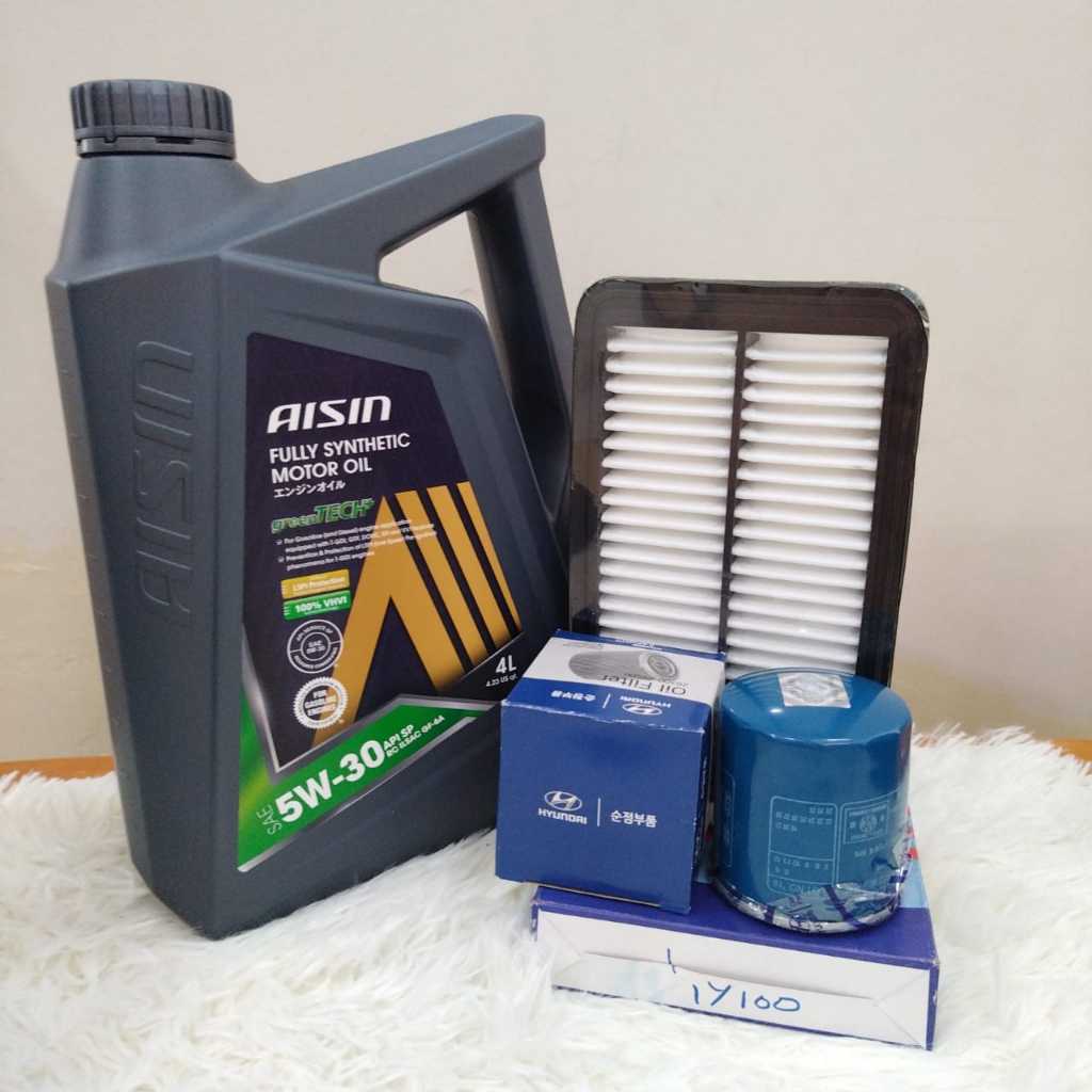 KIA PICANTO 2011y-2017y AIR FILTER + OIL FILTER + AISIN 5W30 API-SP ...