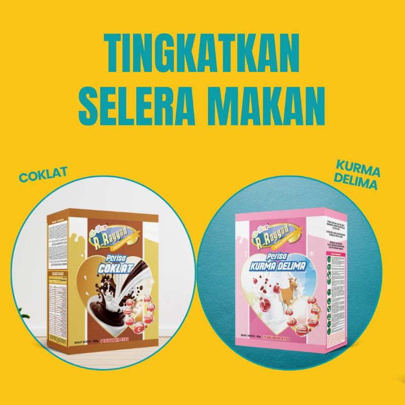SUSU KAMBING R-RAYYAN - SETAHUN KE ATAS - NAIKKAN BERAT BADAN | Shopee ...